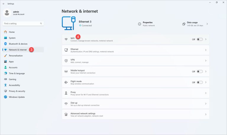 วิธีปิดการสุ่ม MAC Address ระบบปฏิบัติการ Windows 11 – BU FAQ